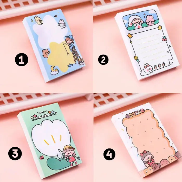 Kawaii Girl Themed Sticky Notes – PENMATE