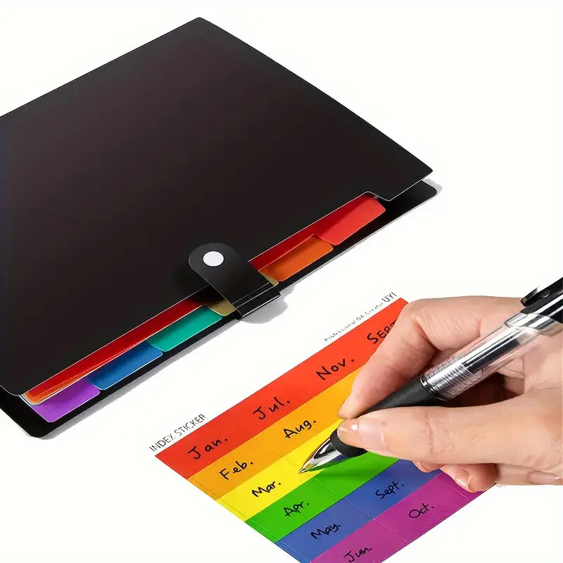 7 Pocket Rainbow Expanding File Organizer – PENMATE