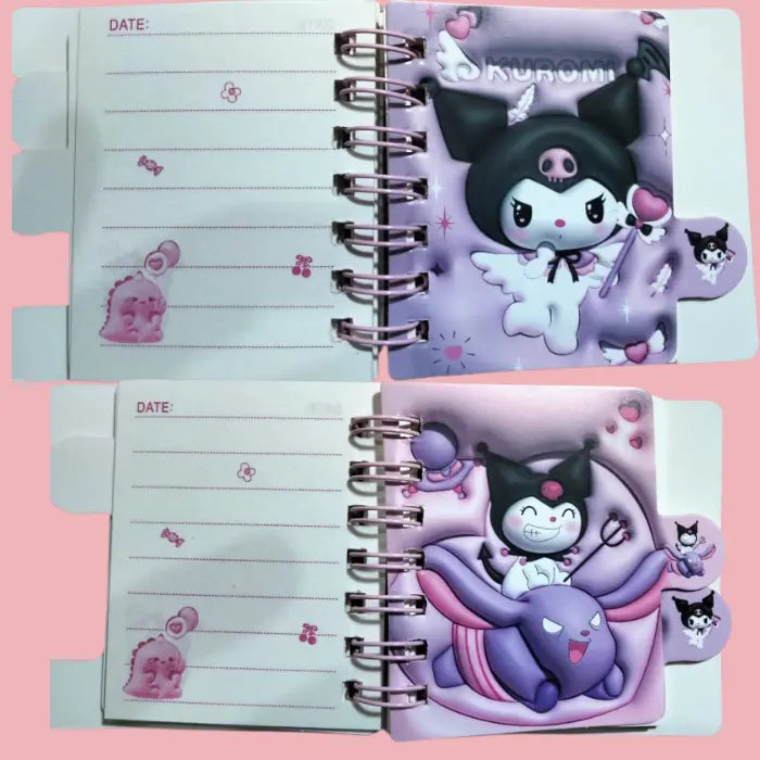 Kuromi Character Spiral Notebook – PENMATE