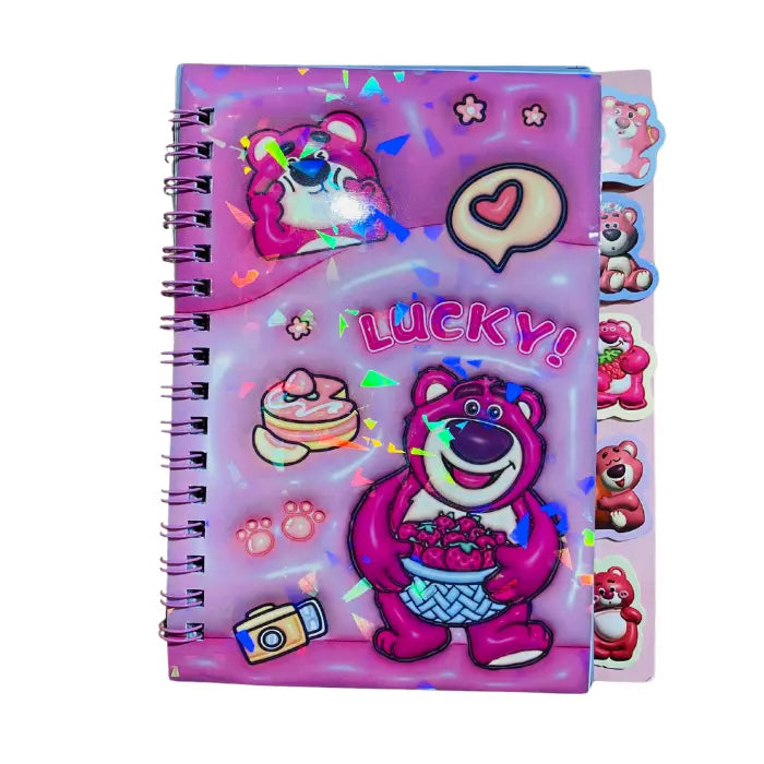 Melody & Bear Sticker Notebook – PENMATE